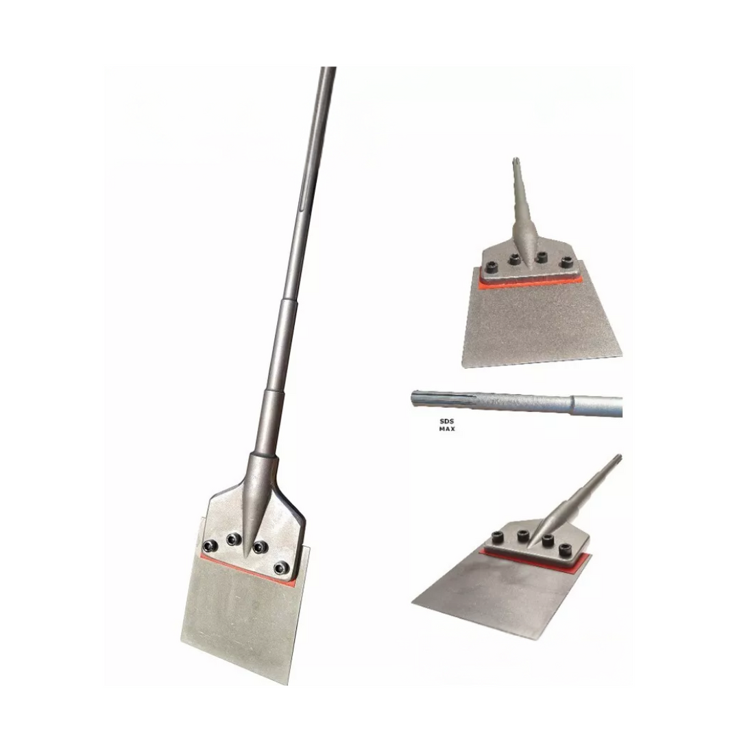 Tile Spade 165mm x 150mm c/w 400mm STEM — Predator Power Products